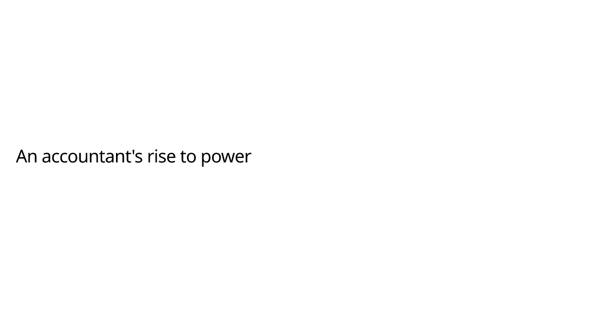An accountant's rise to power | Desmond Cheong
